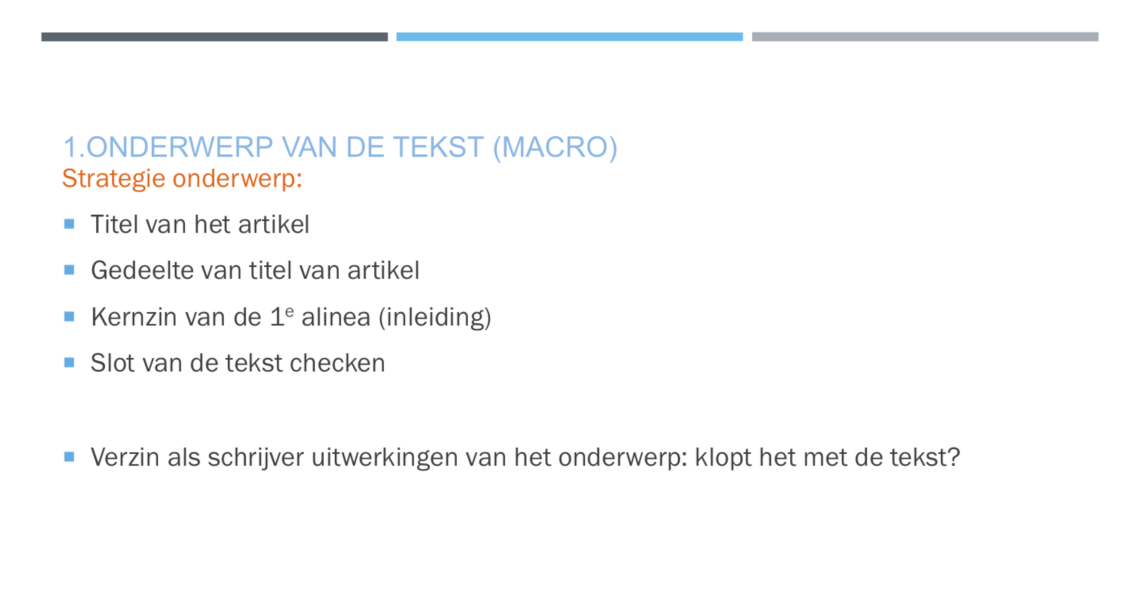 1.Onderwerp – Taaltools